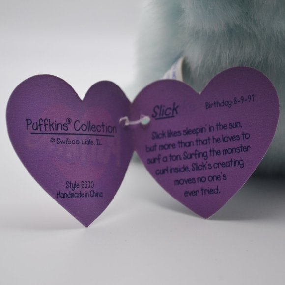 Swibco | Toys | Slick The Seal Puffkins By Swibco Style 663 Bean Bag ...